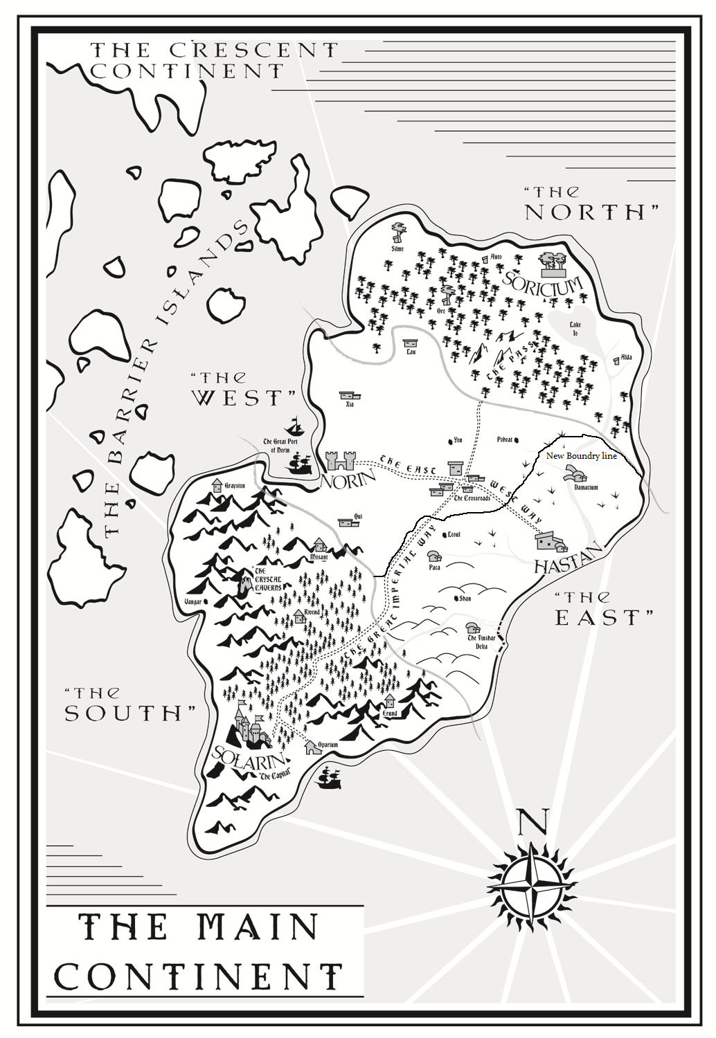 The Main Continent - Maps - Kanka