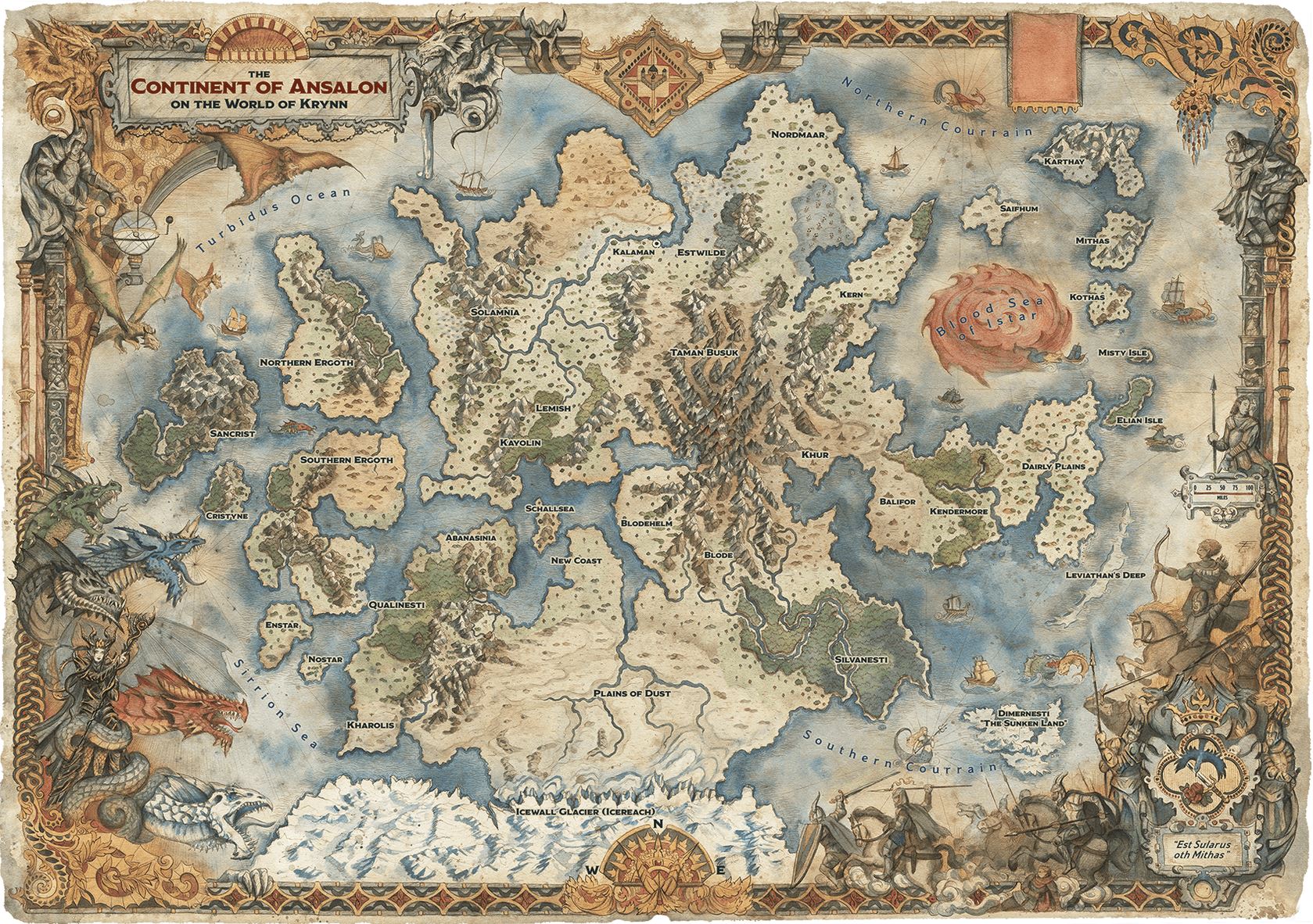 Maps of Ansalon - Kanka