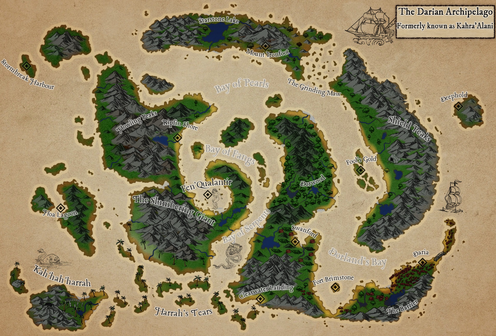 Darian Map - Maps - Kanka