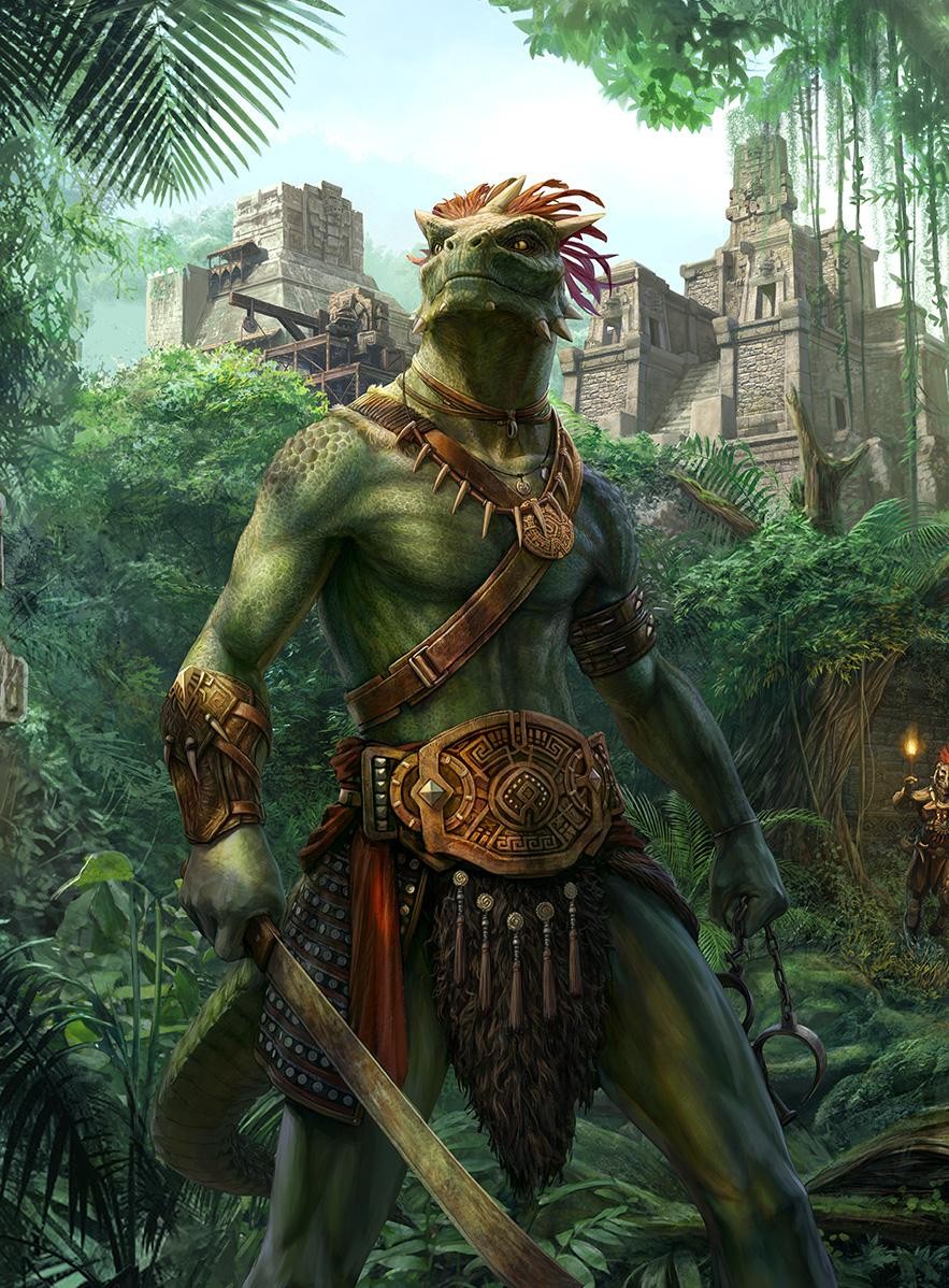 Frilled Lizardfolk - Races